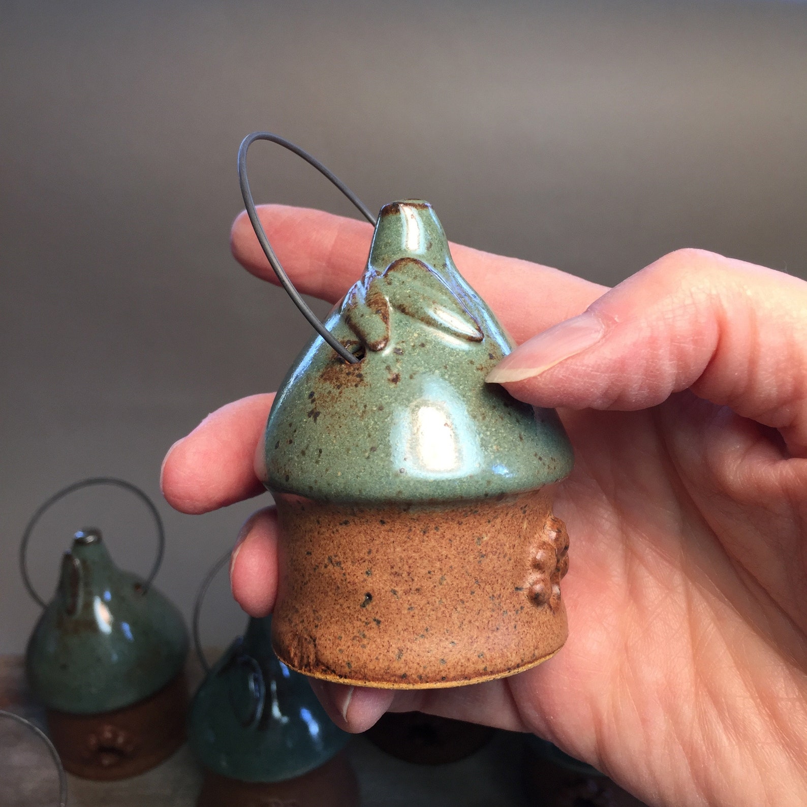 Handmade Miniature Glazed Stoneware Pottery Fairy House Bird - Etsy