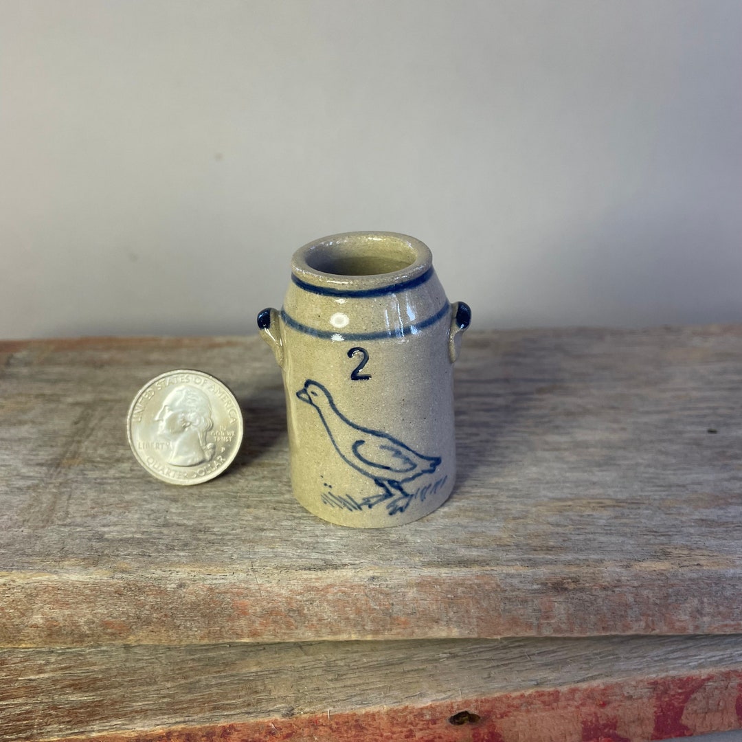 Miniature Stoneware Ceramic Pottery Jugs, Jars, Crocks in the Ohio ...