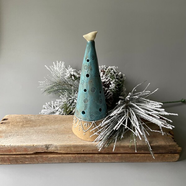 Pottery Luminary - Etsy