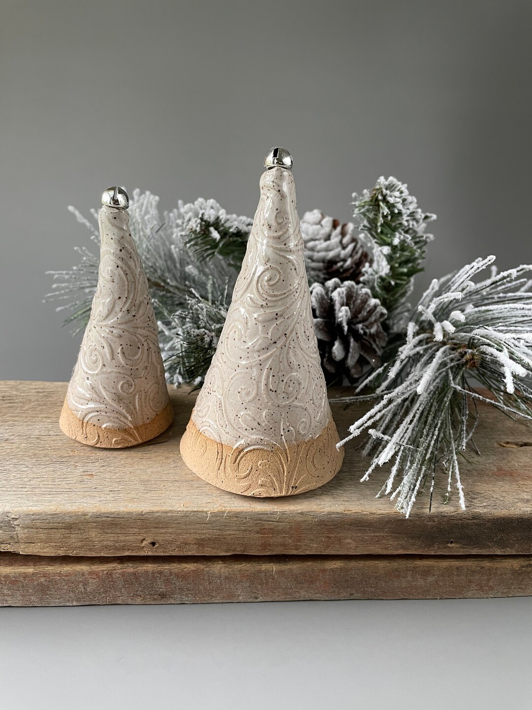 Handmade Miniature Christmas Jingle Tree Decoration Set - Etsy