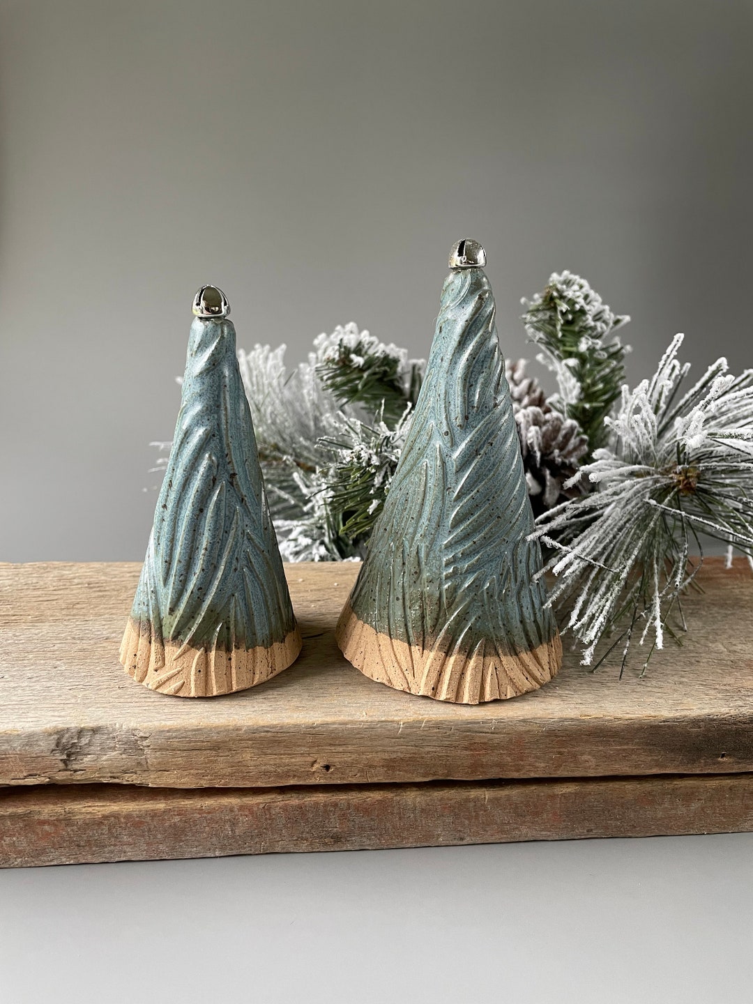 Handmade Miniature Christmas Jingle Tree Decoration Set - Etsy