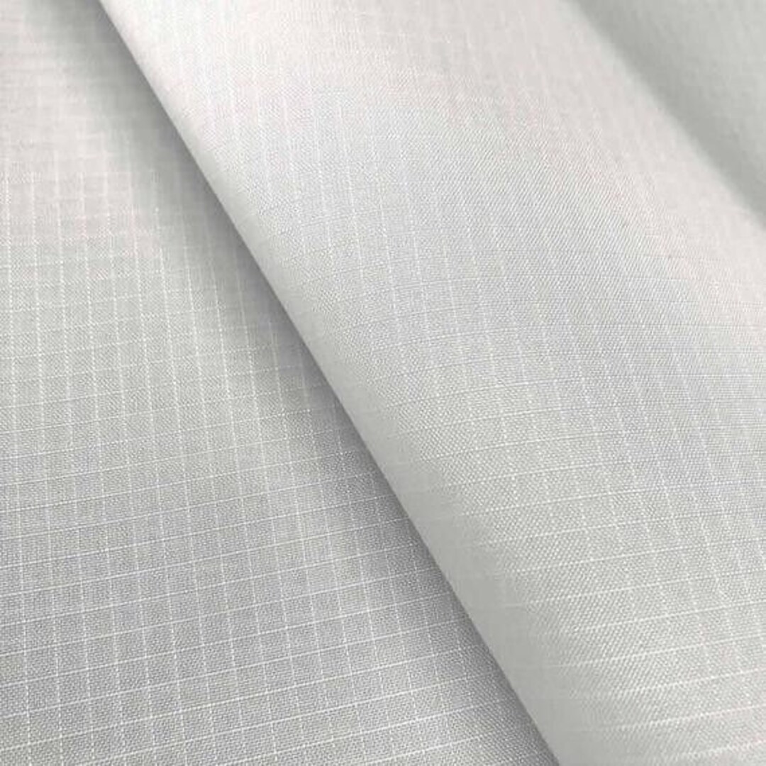 White Nylon Ripstop Fabric, Pure Finish, Suitable for Crafting ...