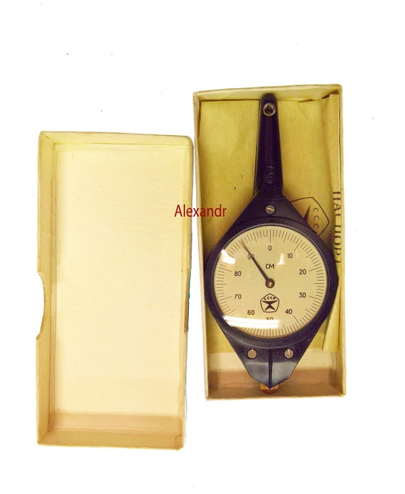 Militaria Curvimeter Opisometer Drafting Soviet Map Scale Measurement ...