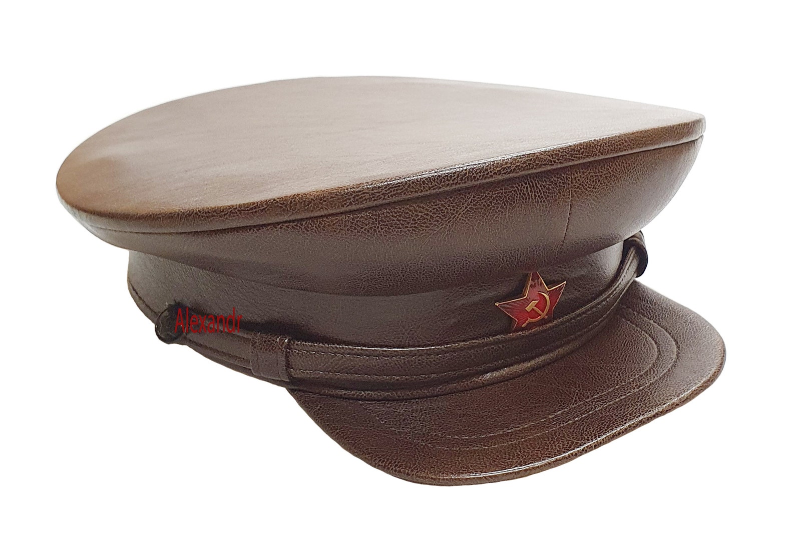 Russian Army Military Cap Soviet Kartuz Brown NKVD Badge Star | Etsy