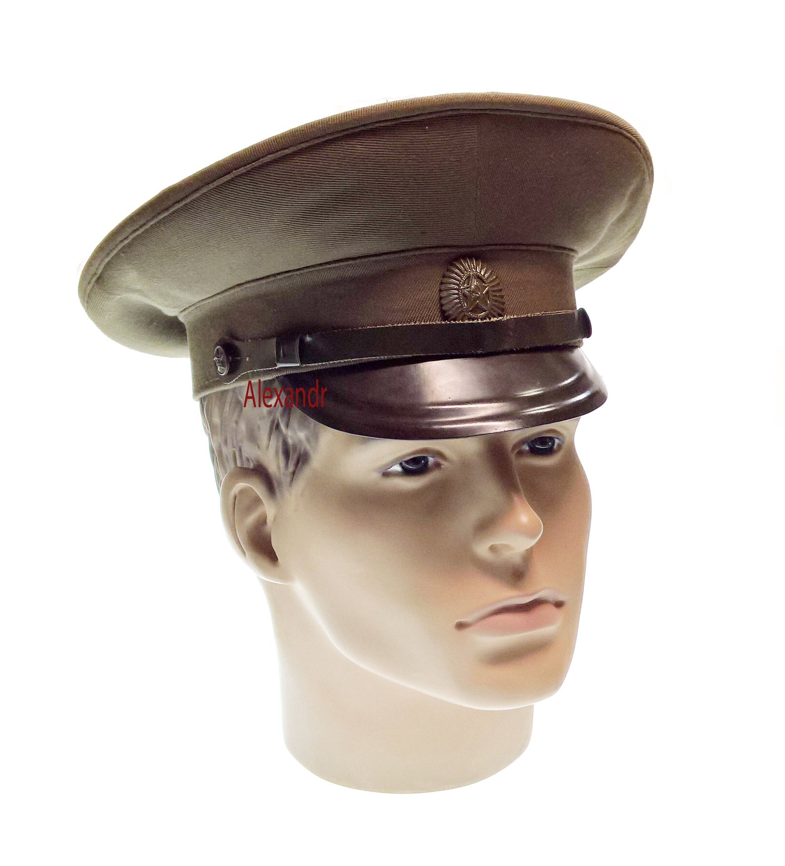 Original Military USSR Officer field cap Russian Army Soviet | Etsy