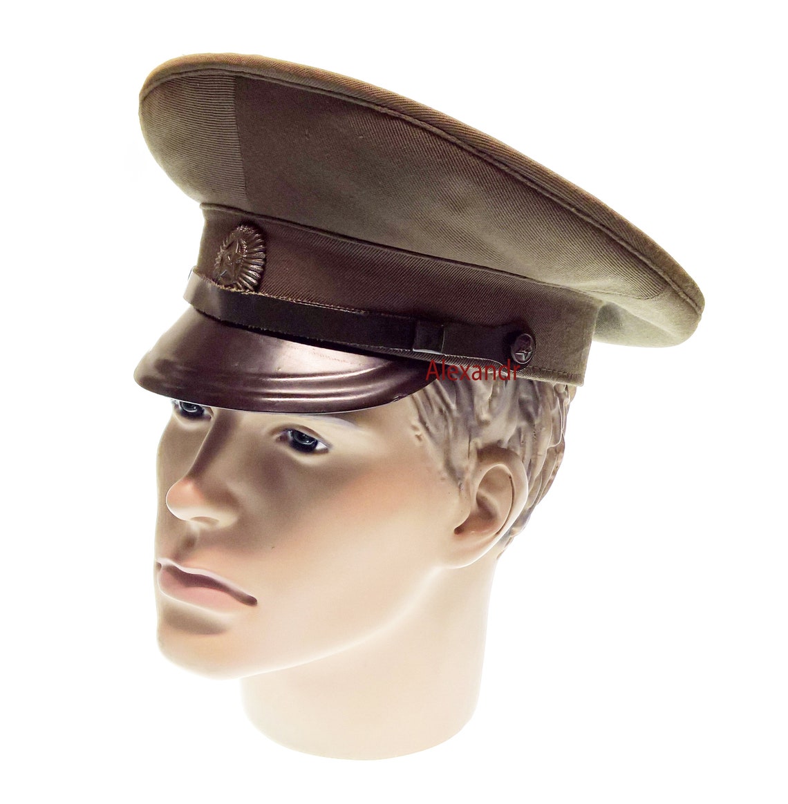 Original Military USSR Officer field cap Russian Army Soviet | Etsy