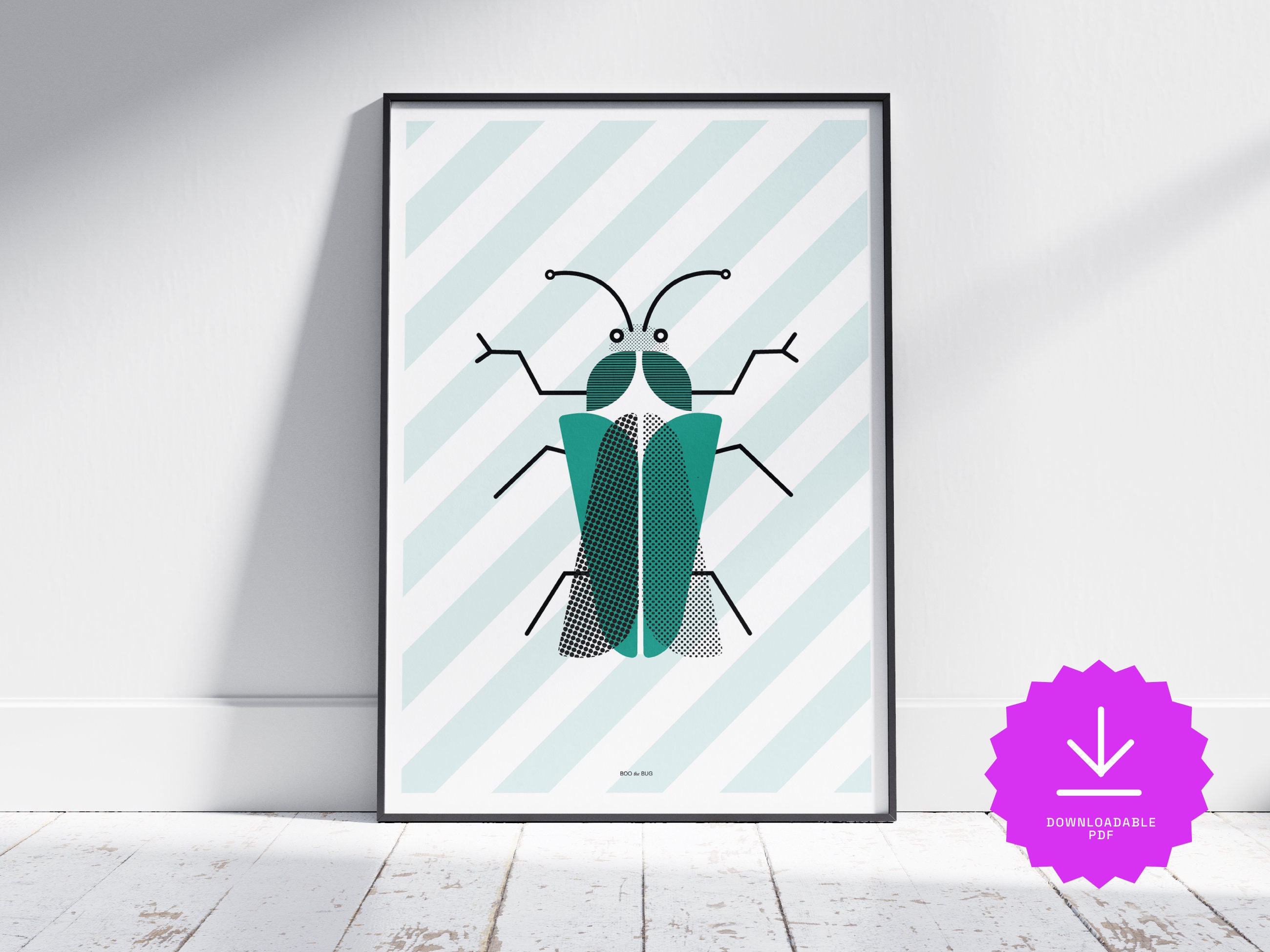 Bugs Beetles Posters Digital Download, Fantasy Insects A2 Scaleable Pdf ...