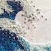 CUSTOM MADE to ORDER Wave Hand Embroidery -ocean Beach Water- - Etsy