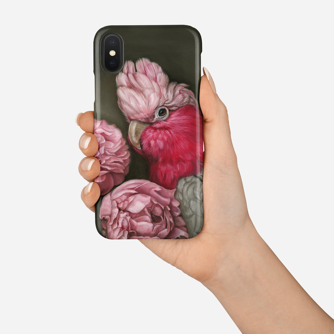 Pink Cockatoo Phone Case, Galah iPhone 14 Pro Case, Galah Bird, Bird ...