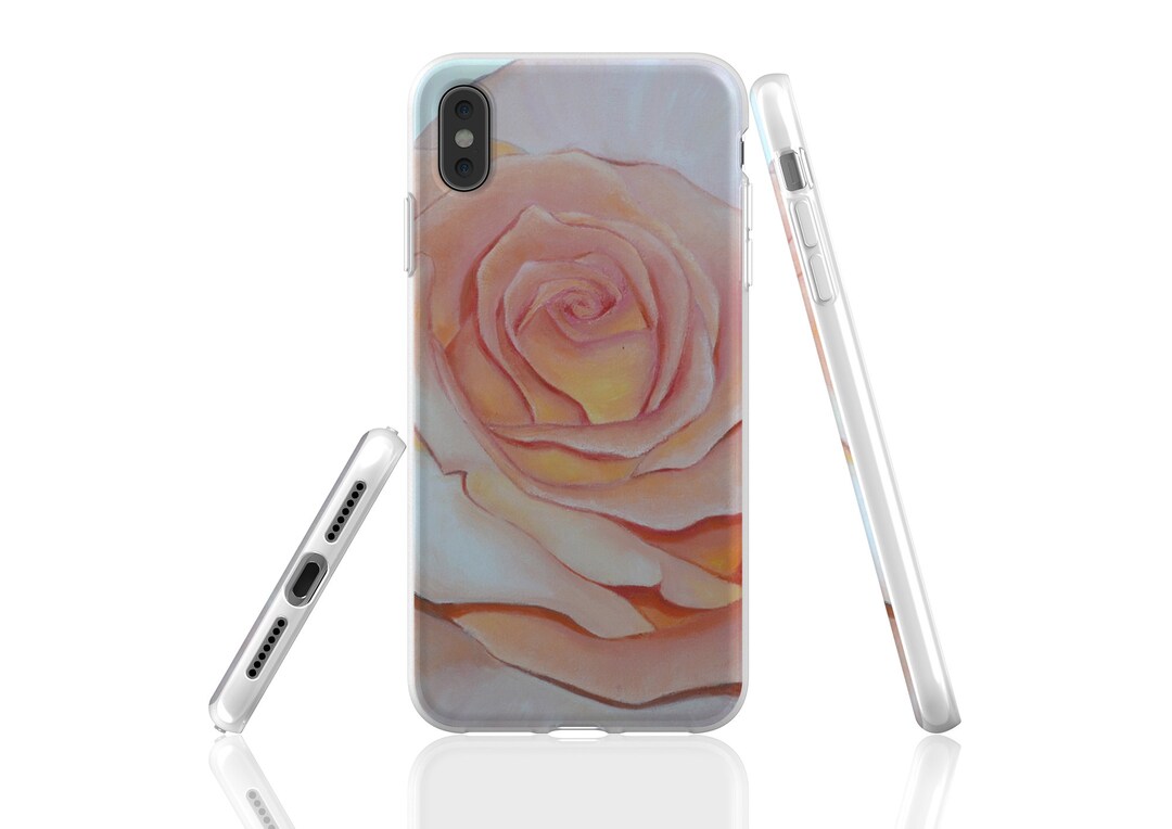 Pink Rose iPhone Case, Rose Mobile Case, Delicate Rose Phone Case ...