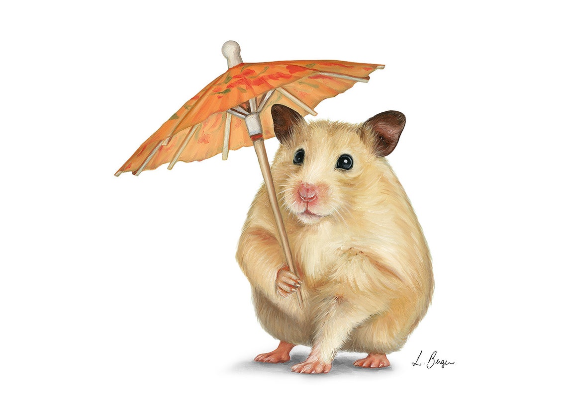 Printable Hamster Digital Download Nursery Decor Animal - Etsy