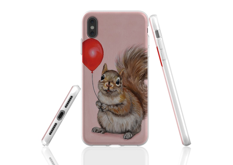 Squirrel Phone Case Squirrel Gift Animal Phone Case Art - Etsy