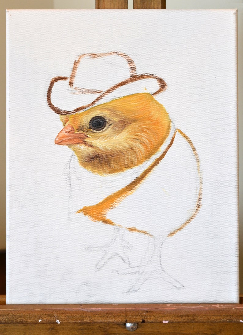 Chick Giclee Print. Chick Nursery Art. Animal Nursery Print. - Etsy