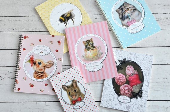 Office Office & School Supplies sketchbook Personalized ruled notebook ...