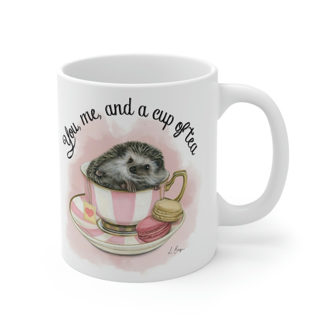 Hedgehog Ceramic Mug, Hedgehog Coffee Cup, Hedgehog Gift, Tea Lover ...