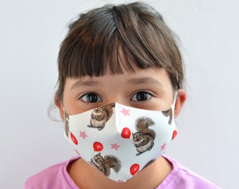 Squirrel Face Mask - Etsy