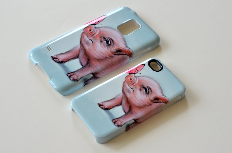 Pig Phone Case Mini Pig Iphone Case Pig Device Case Animal - Etsy Canada