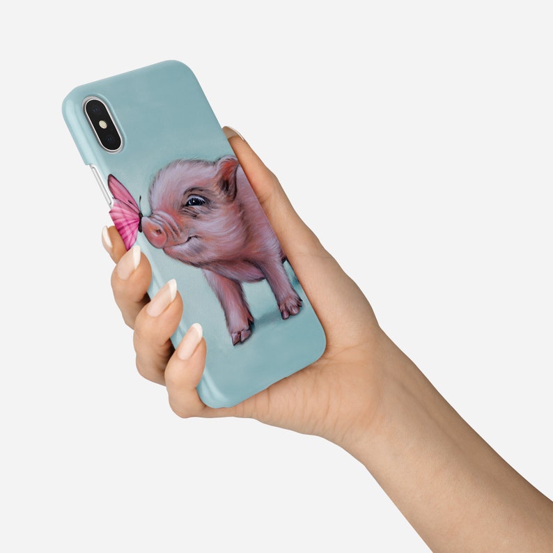 Pig Phone Case Mini Pig Iphone Case Pig Device Case Animal - Etsy