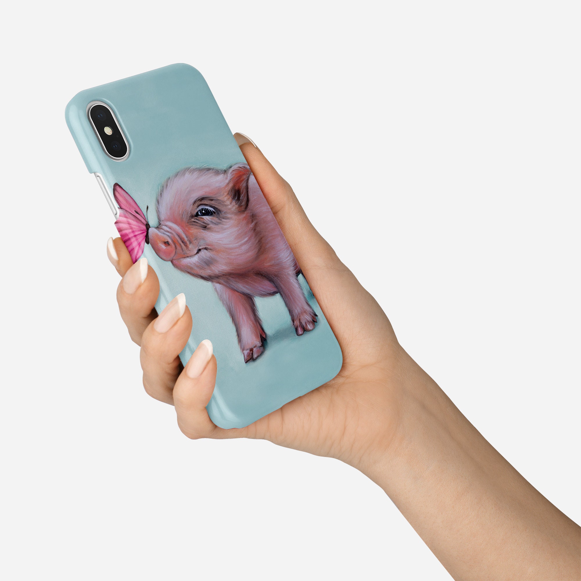 Pig Phone Case Mini Pig Iphone Case Pig Device Case Animal - Etsy Canada