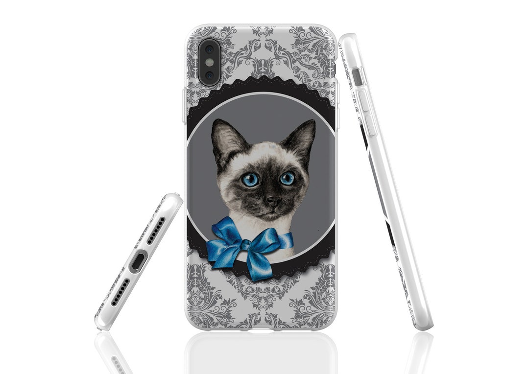 Cat Phone Case, Siamese Cat Phone Case, Siamese Gift, Cat Lover Gift ...