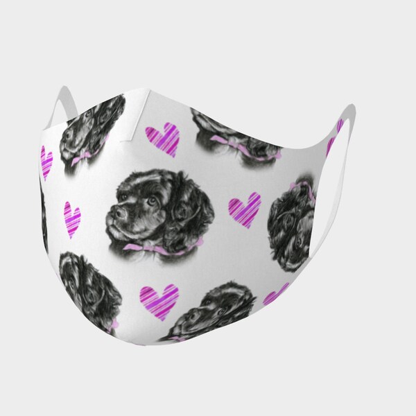 Cocker Spaniel Face Mask - Etsy