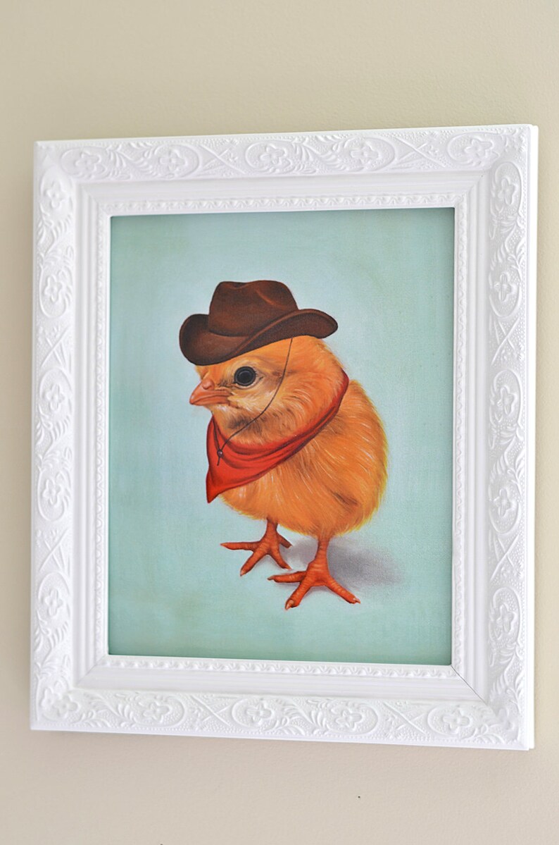 Chick Giclee Print. Chick Nursery Art. Animal Nursery Print. - Etsy