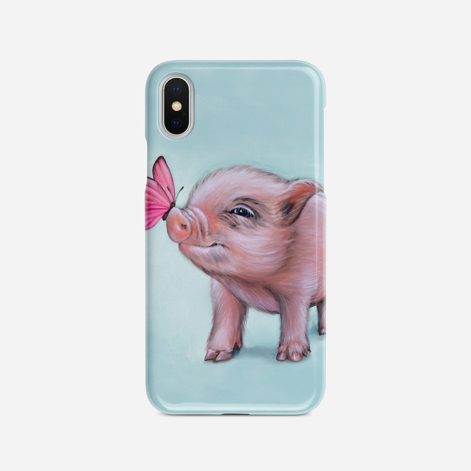 Pig Phone Case Mini Pig Iphone Case Pig Device Case Animal - Etsy Canada