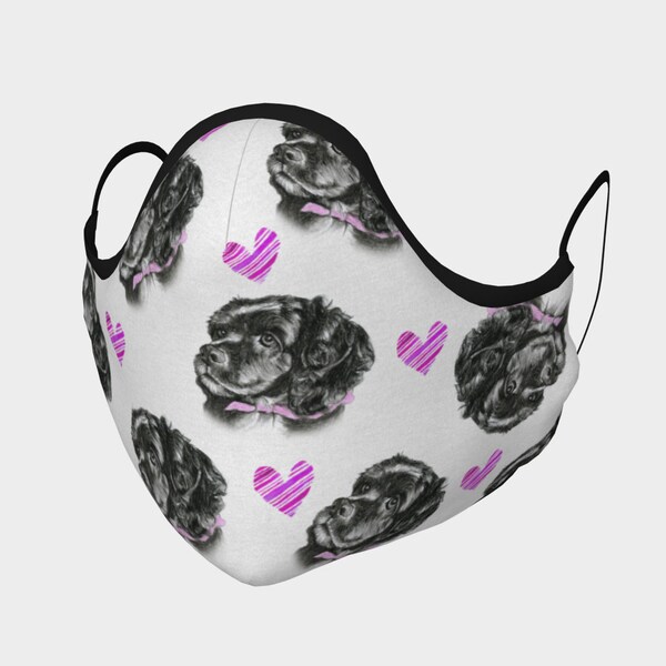Cocker Spaniel Face Mask - Etsy