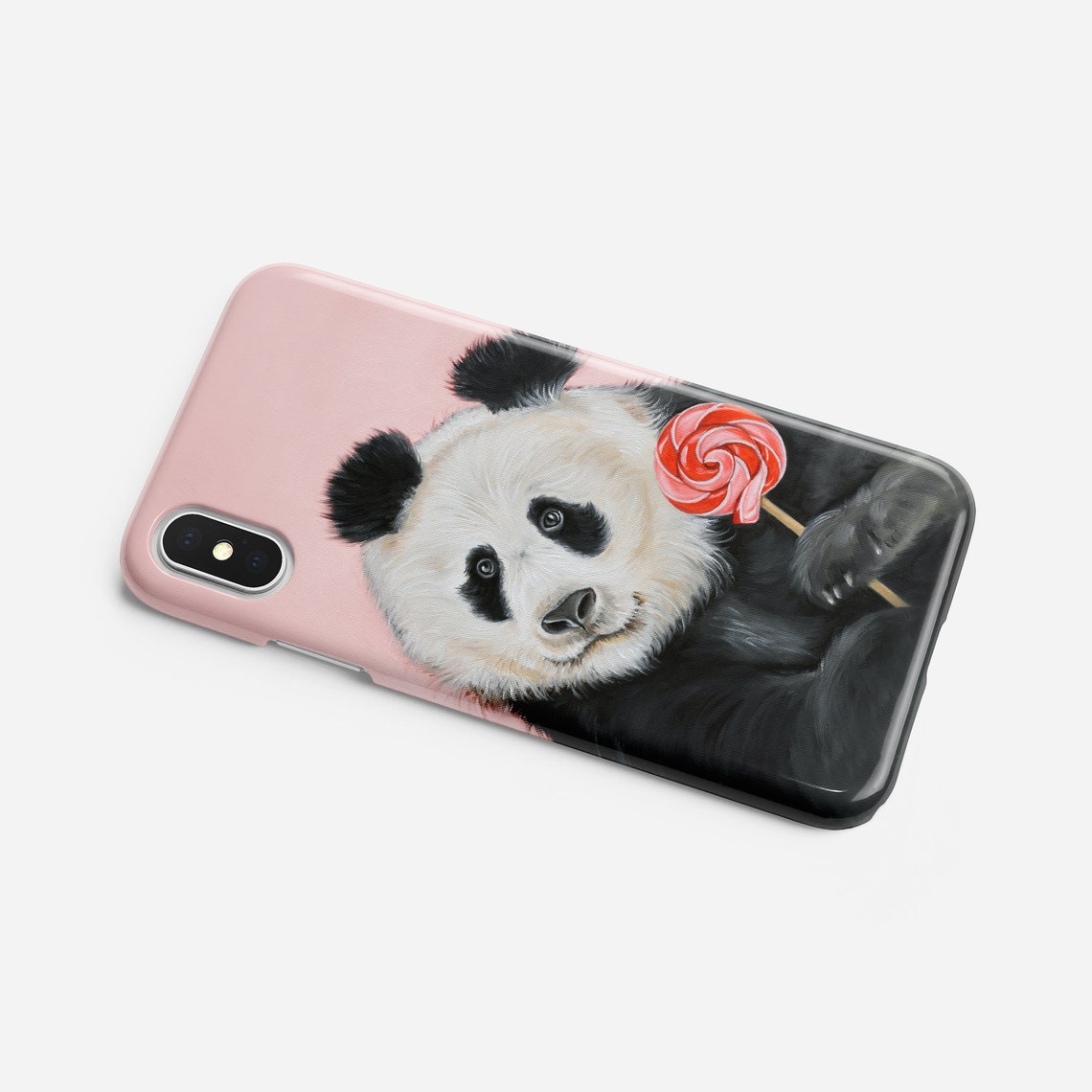 Panda phone case panda iPhone panda gift animal phone case | Etsy