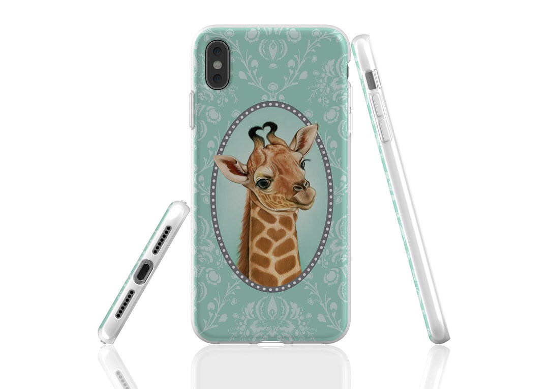Giraffe Phone Case, Giraffe Gift, Animal Phone Case, Baby Giraffe Phone ...