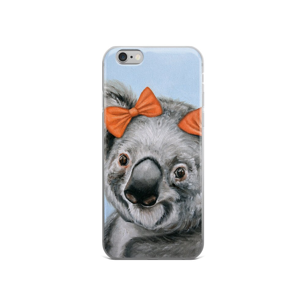 Koala phone case animal phone case koala gift flexible | Etsy