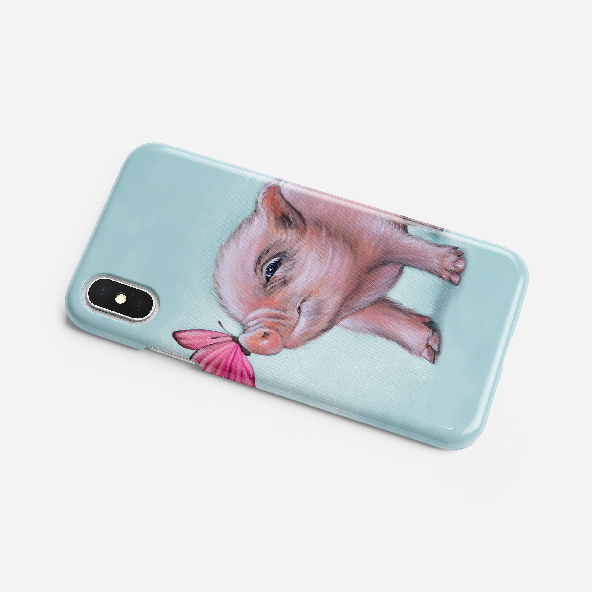 Pig Phone Case Mini Pig Iphone Case Pig Device Case Animal - Etsy Canada