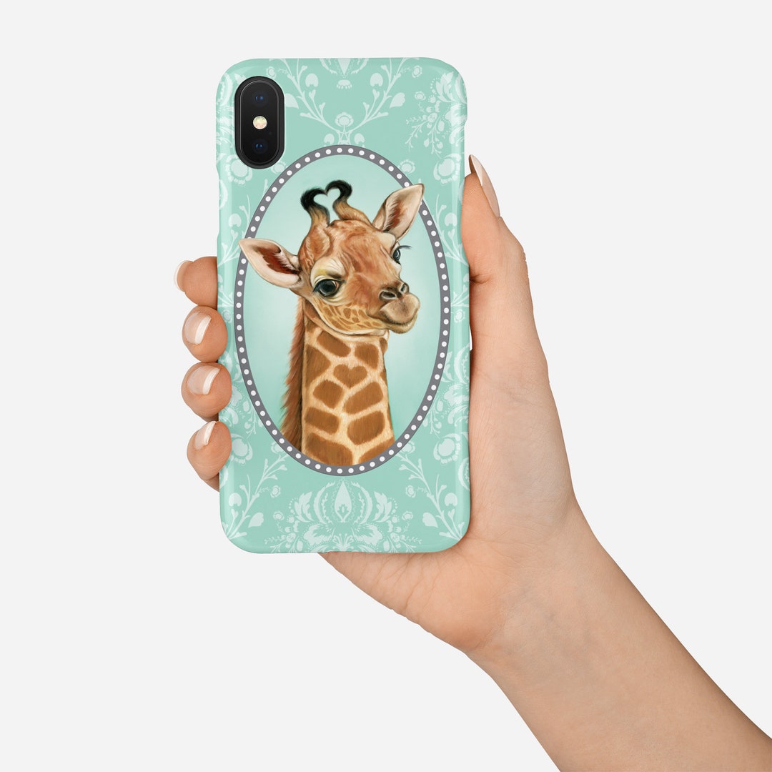 Giraffe Phone Case, Giraffe iPhone 15, Animal Phone Case, Giraffe Art ...