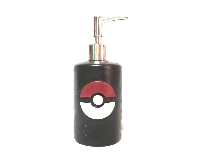 Pokemon Pokeball Dispenser, Mixed Media Soap Pump - Etsy