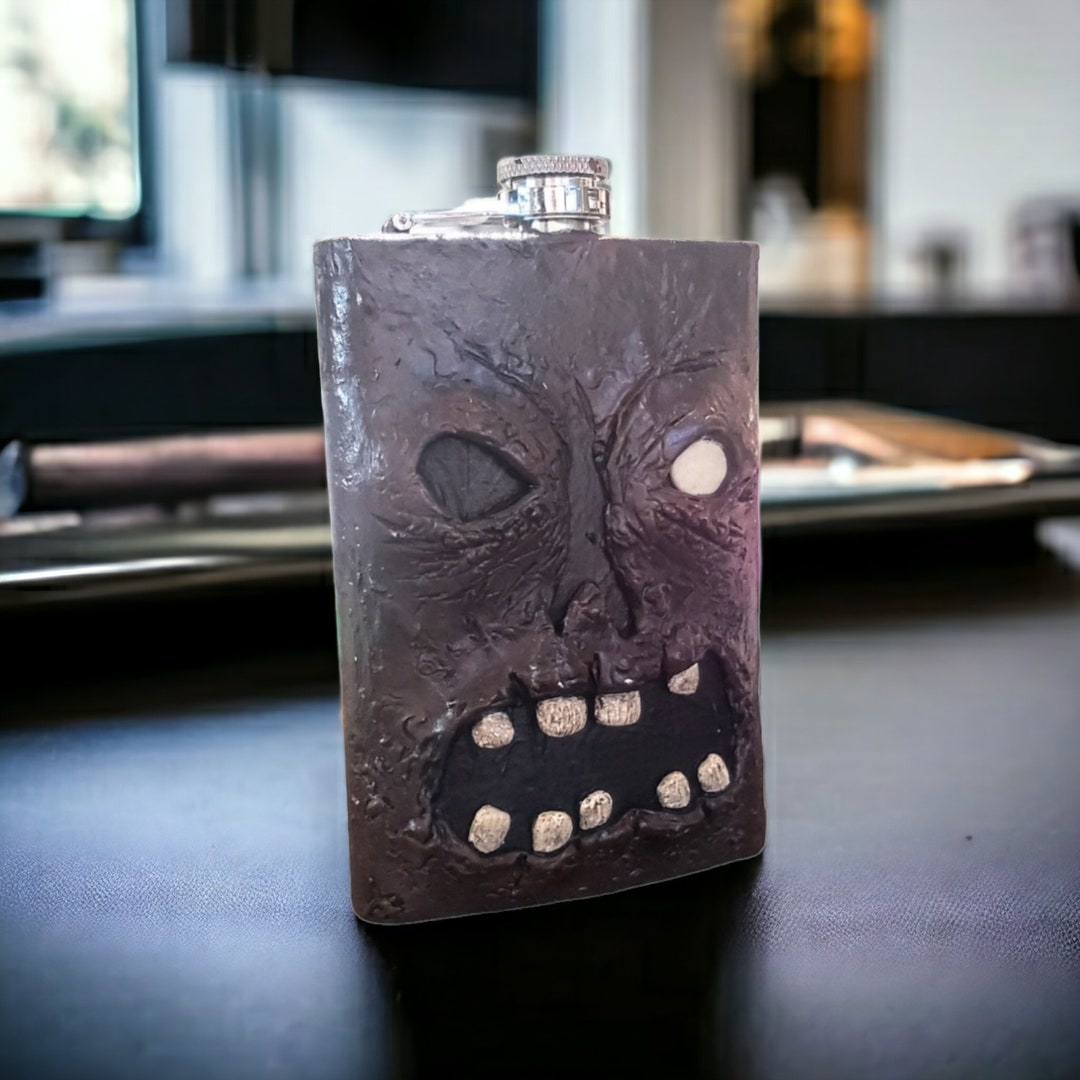 Necronomicon 8 Oz Flask, Evil Dead Flask - Etsy