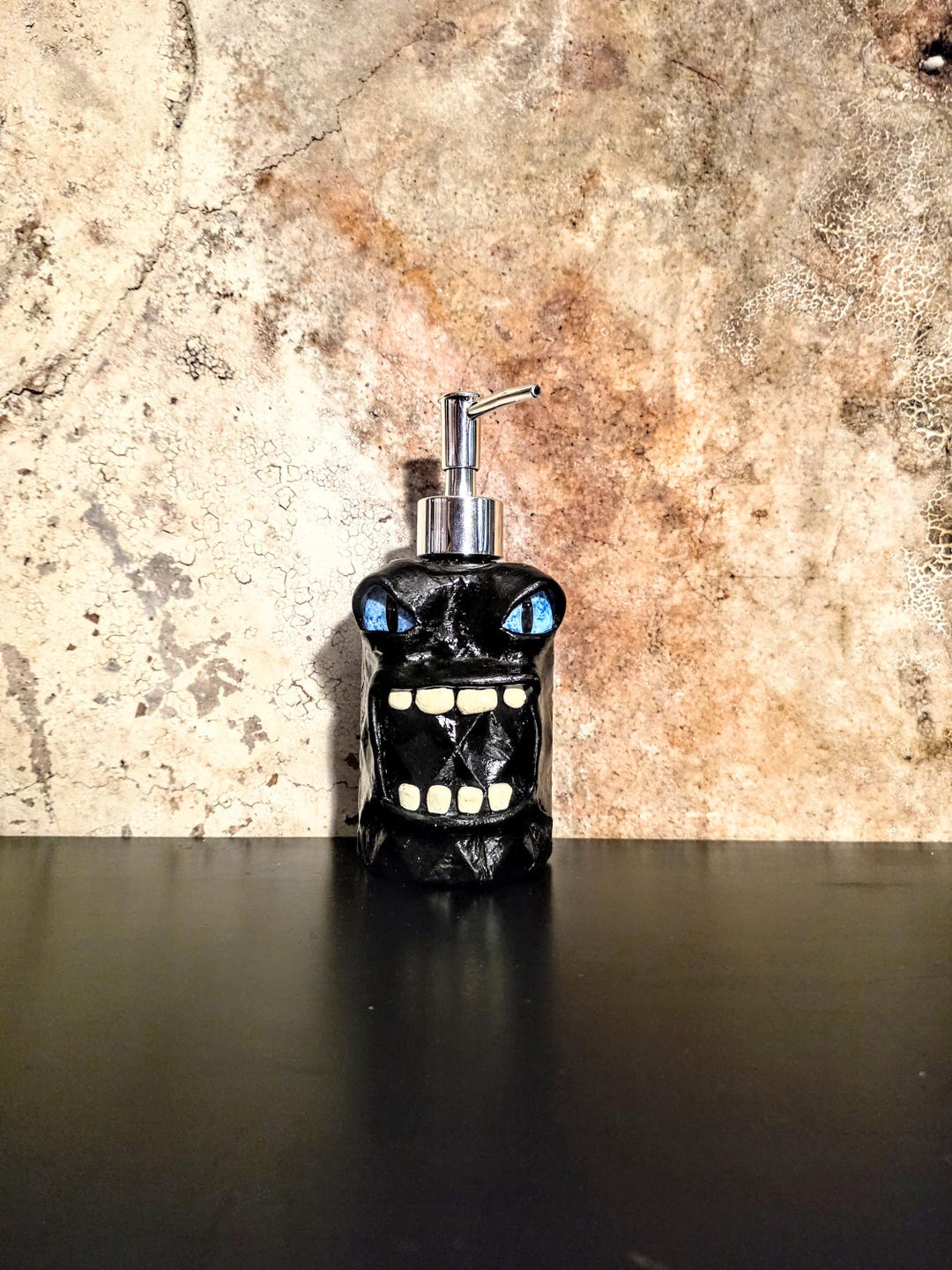 Monster Soap Dispenser #475 - Onyx Dispenser - Etsy