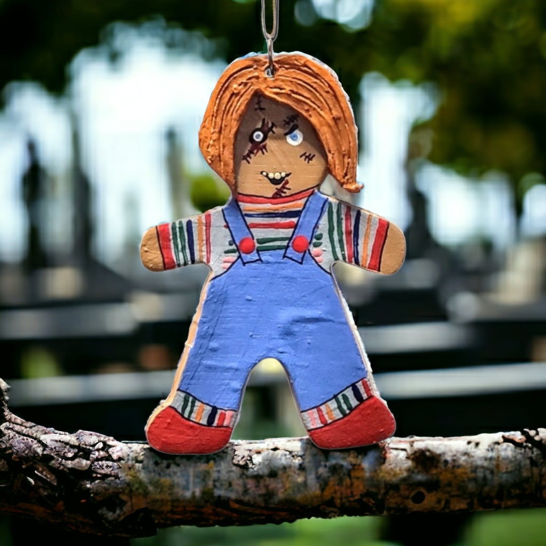 Chucky Gingerdead, Child's Polymer Clay Gingerbread Ornaments - Etsy