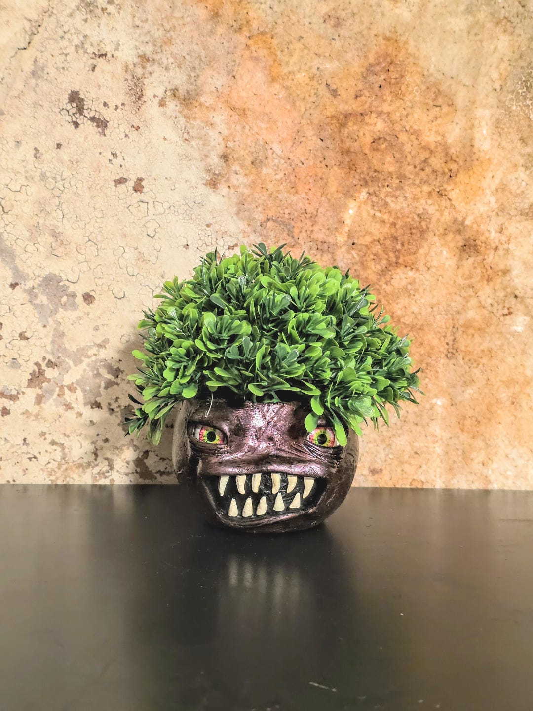 Monster Pot #251 - Artificial Foliage Home Decor - Etsy