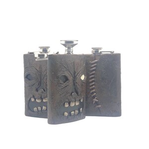 Necronomicon 8 Oz Flask, Evil Dead Flask - Etsy