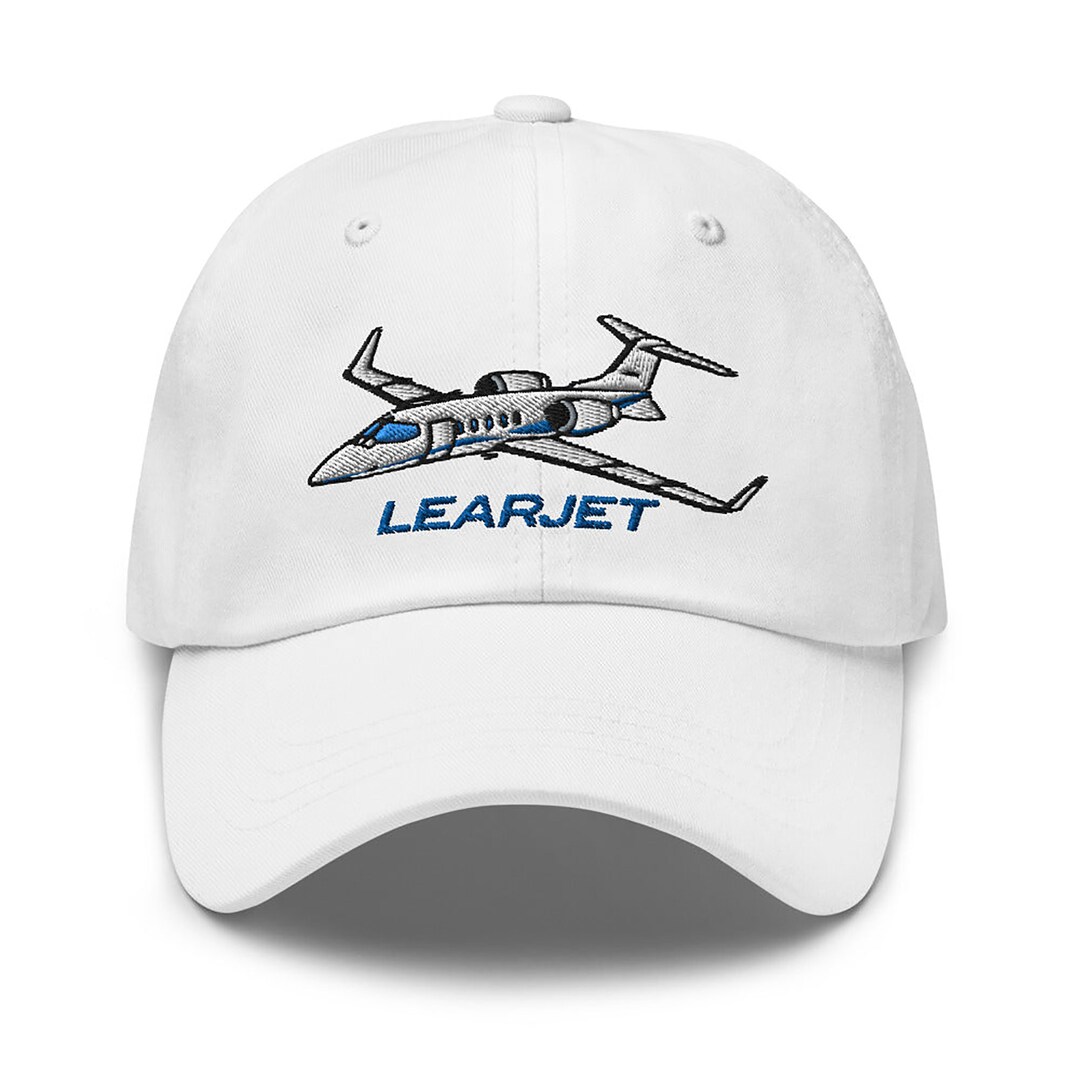 Learjet 31A Hat – Embroidered Pilot Cap – Custom Airplane Hat – Add ...