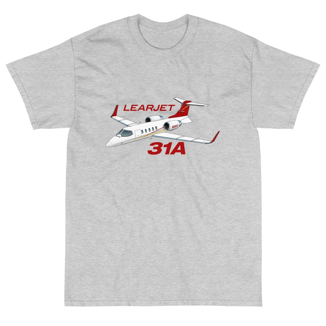 Flyboy Toys Learjet 31A Airplane T-shirt - Personalized With Your N ...