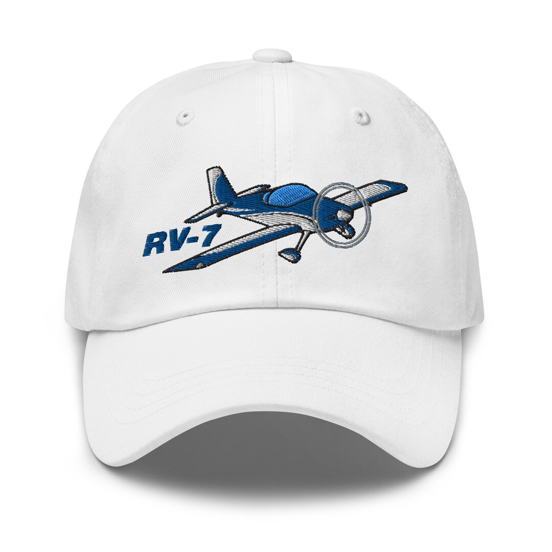 Van's RV-7 Airplane Hat – Embroidered Pilot Cap – Custom Airplane Hat ...