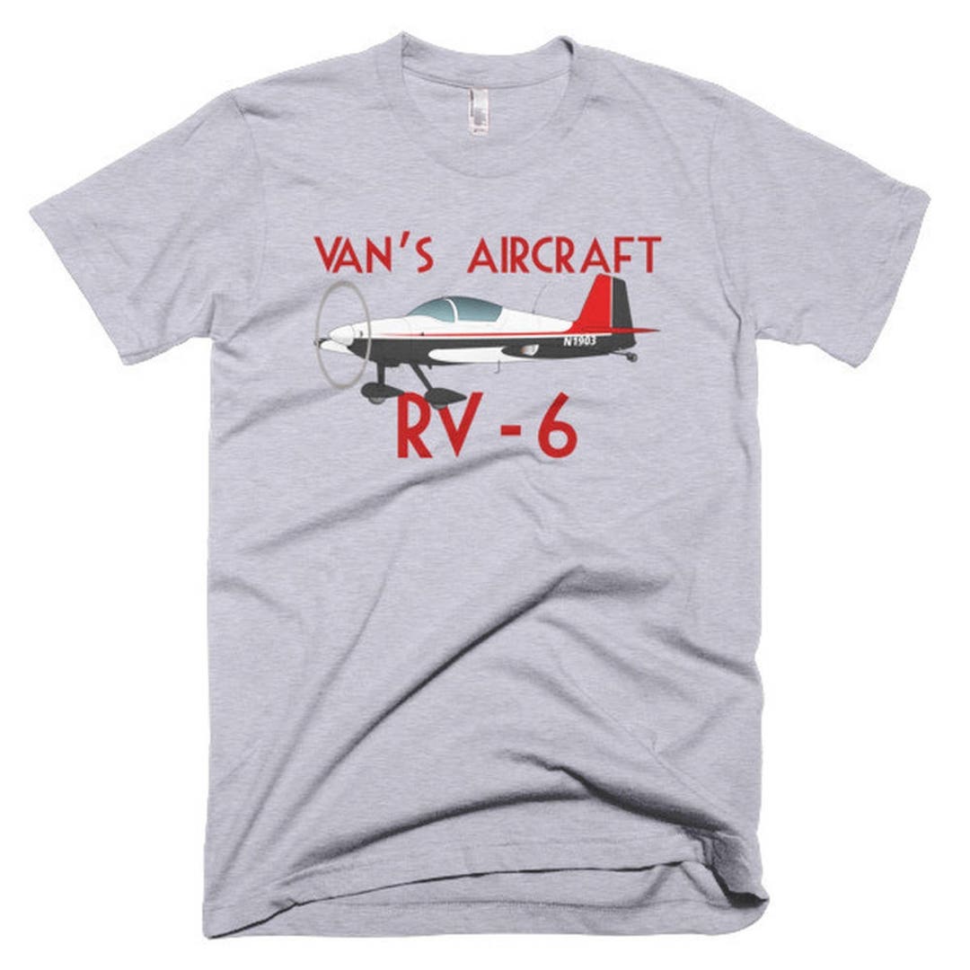 Flyboy Toys Van's Aircraft RV-6 RV6 Airplane T-shirt Personalized With ...