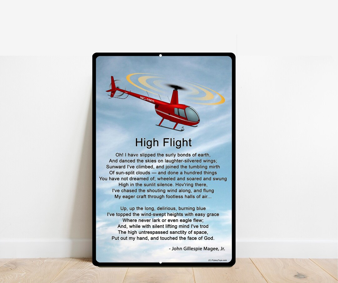 Robinson R44 Custom HD 12" X 18" Metal Helicopter Sign – Personalized W ...