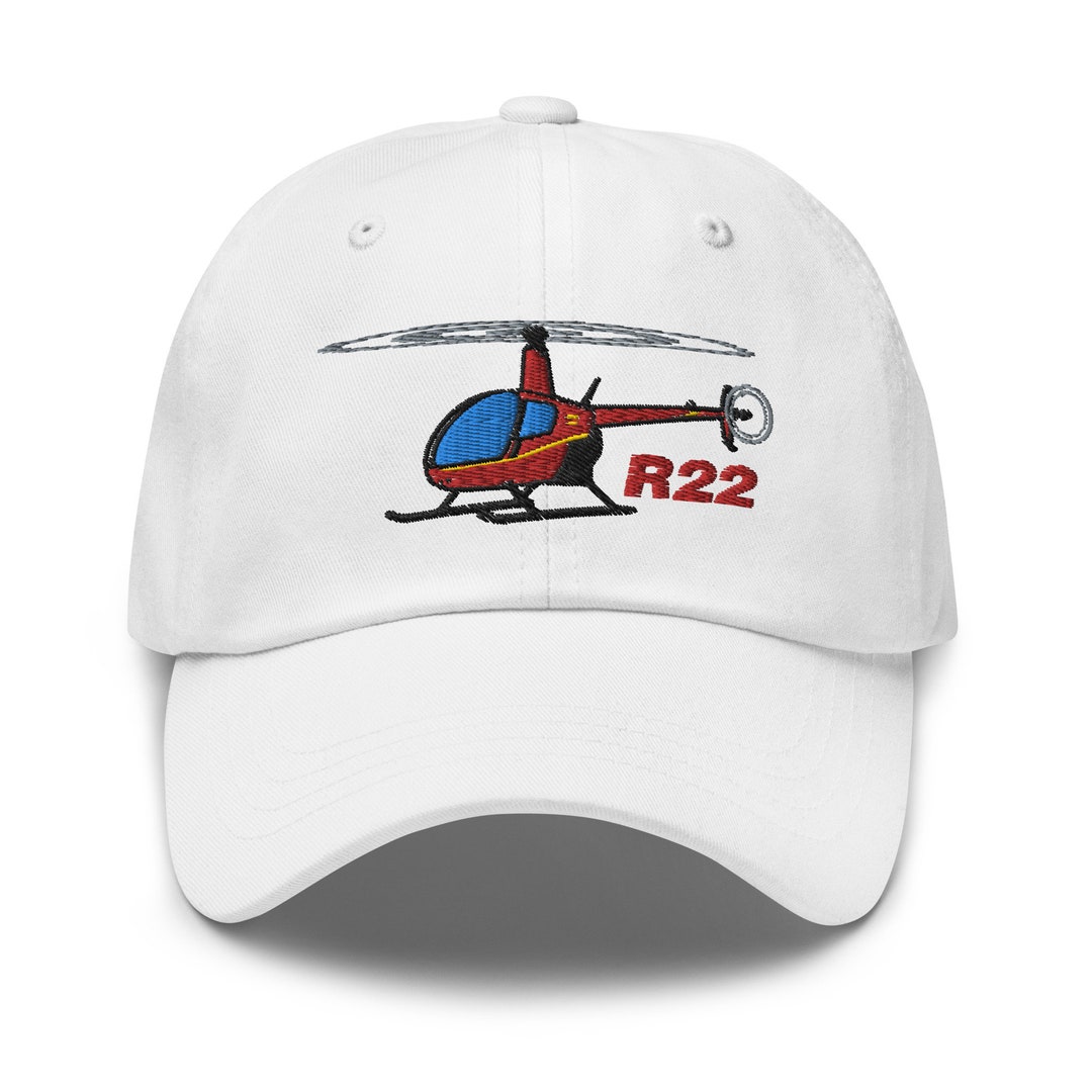Flyboy Toys Robinson R22 Embroidered Classic Custom Helicopter Cap ...