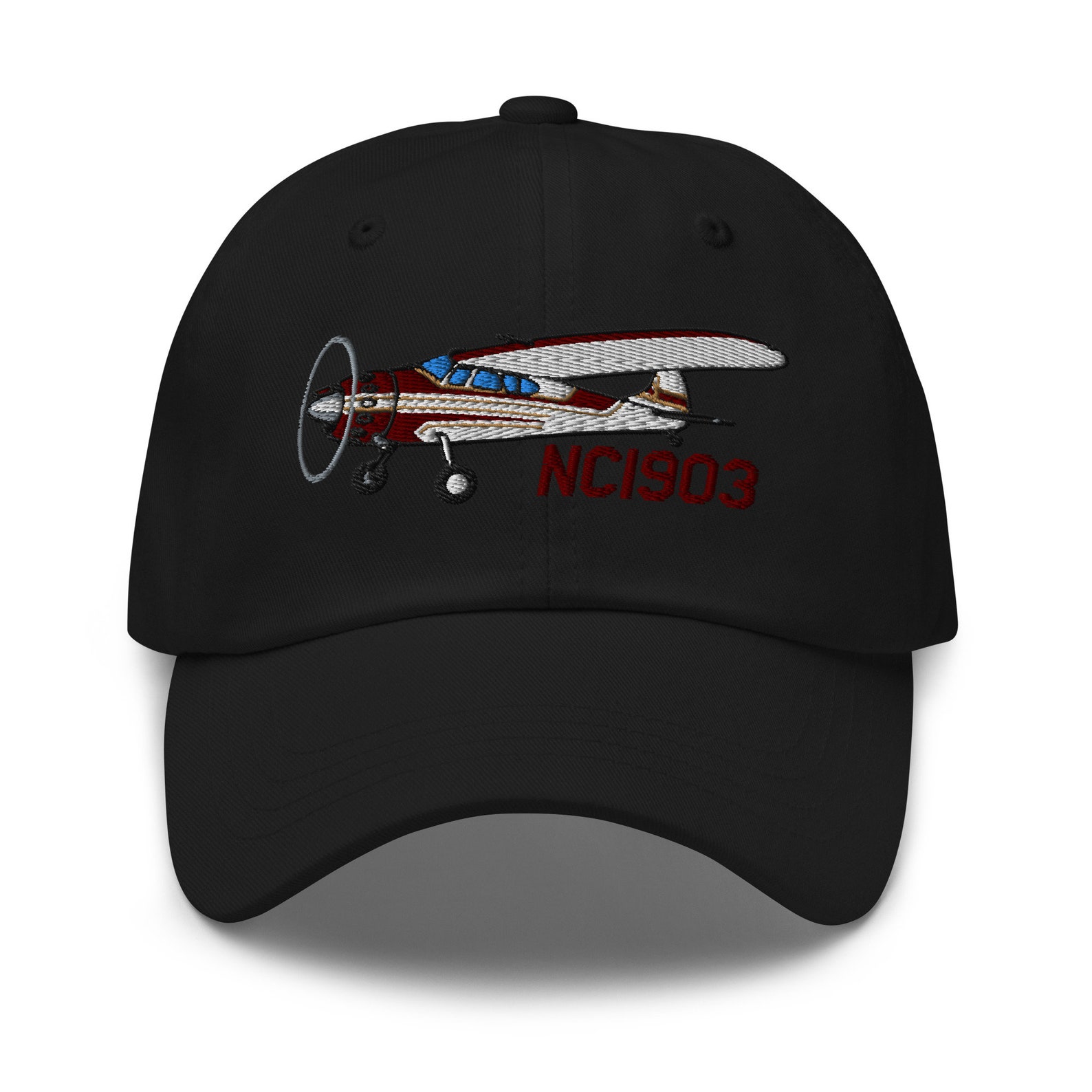 Flyboy Toys Custom Airplane Embroidered AIR35JJ195-BG1 Classic Cap ...