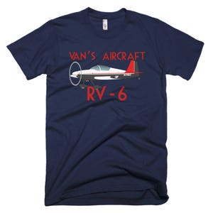 Flyboy Toys Van's Aircraft RV-6 RV6 Airplane T-shirt Personalized With ...