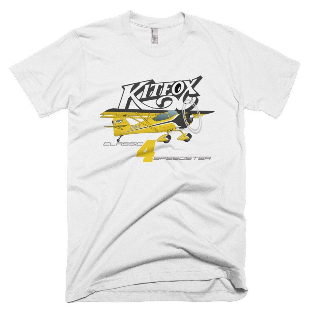 Flyboy Toys Kitfox 4 Speedster Airplane T-shirt- Personalized With N ...