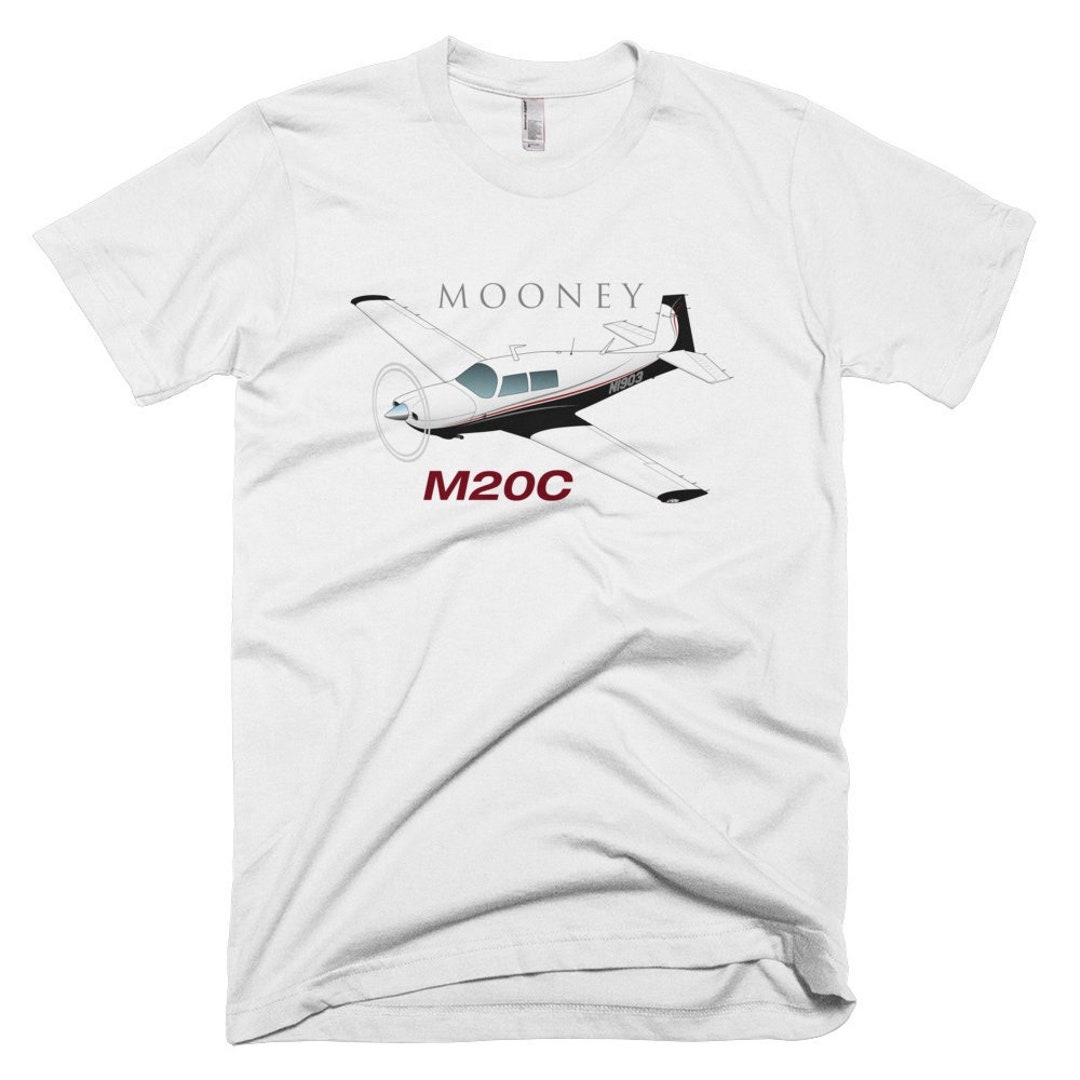 Mooney M20 / M20C Airplane T-shirt – Personalized Pilot Gift – Custom N ...