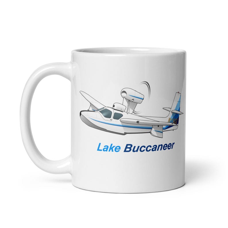 Lake LA-4-200 Buccaneer Airplane Mug - Add Your N# - Etsy